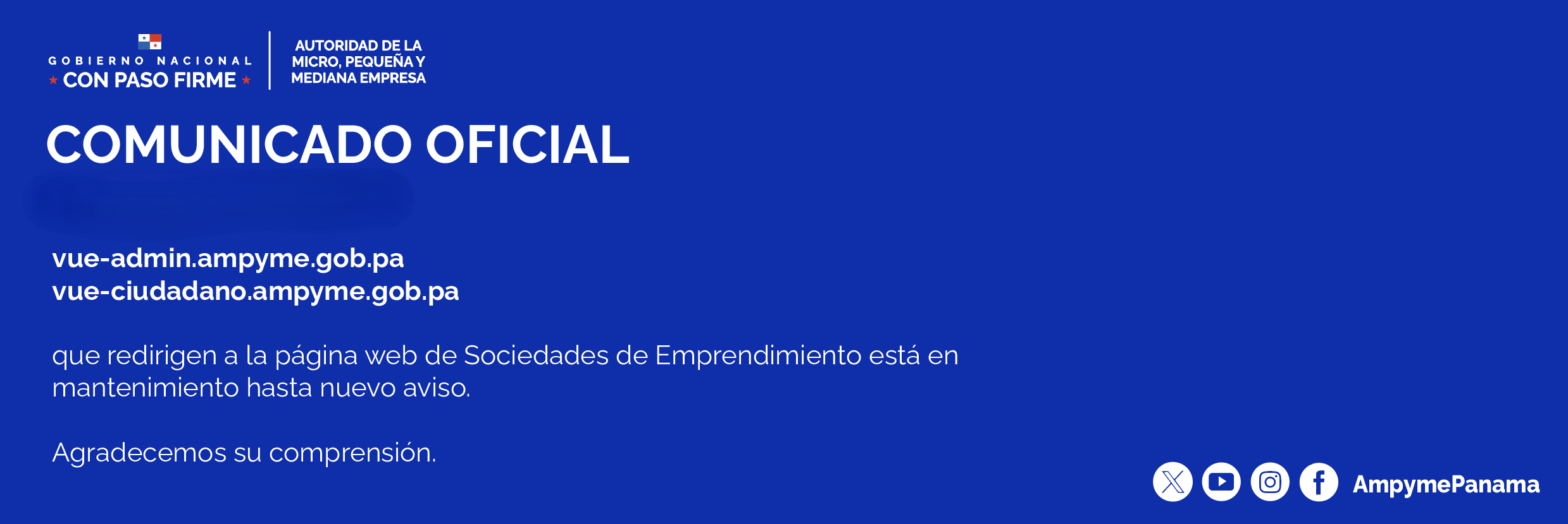 AMPYME – Autoridad de la Micro, Pequeña y Mediana Empresa